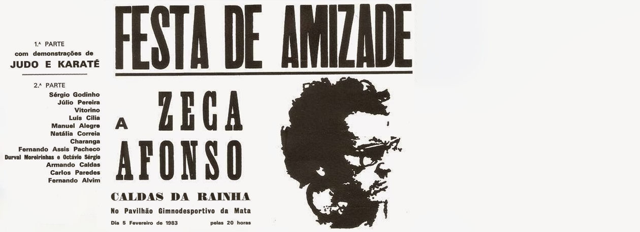 Há 40 anos José Afonso deu nas Caldas da Rainha um dos seus últimos ...